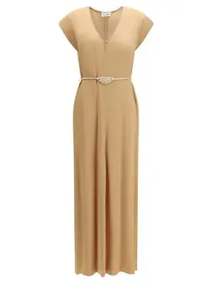 FORTE_FORTE Long Kaftan Dress - Orange