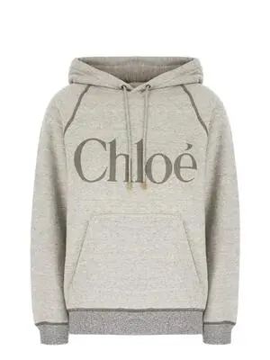 Chloé Logo Hooded Sweatshirt - Multicolor
