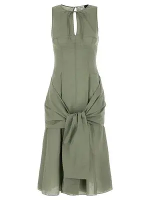 Loewe Cotton Blend Dress - Green
