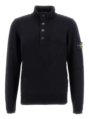 Stone Island Ribbed Knit Pullover - Multicolor