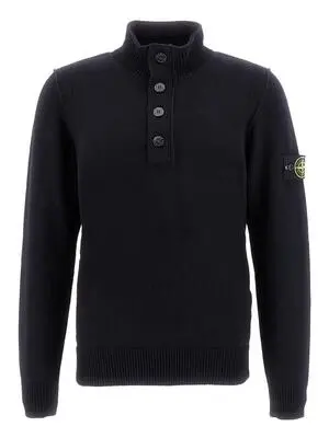 Stone Island Ribbed Knit Pullover - Multicolor