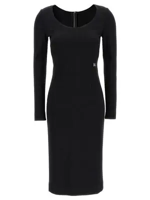 Dolce & Gabbana Logo Dress - Black