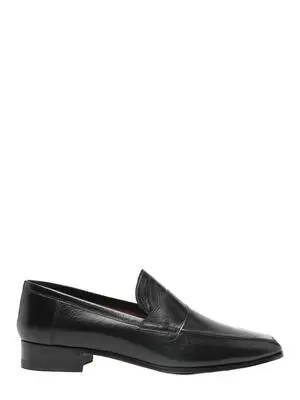 Paris Texas Calf Leather Loafers - Black