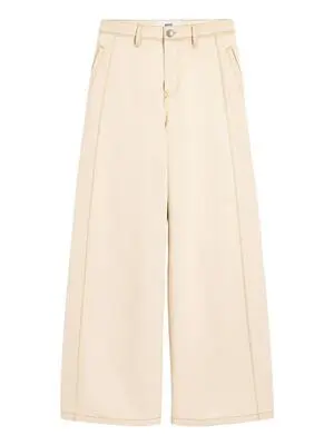 AMI Paris Super Wide Denim Jeans - Multicolor