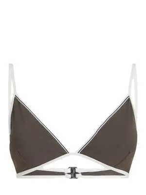 Brunello Cucinelli Triangle Bikini Top - Multicolor