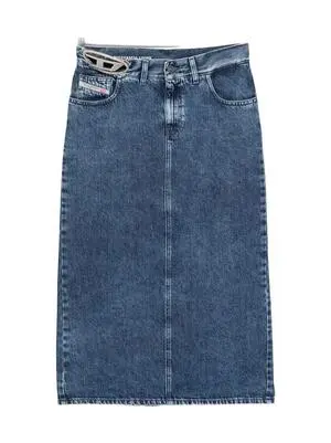 DIESEL® Denim Midi Skirt - Multicolor