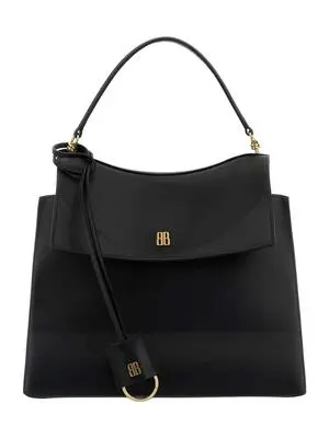 Balenciaga BALENCIAGA Leather Medium Nano Handbag Black