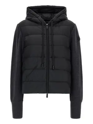 Moncler Padded Hybrid Cardigan - Gray