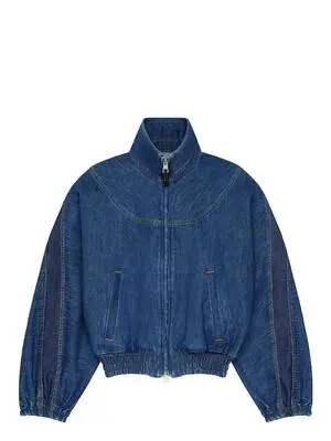 Givenchy Denim Bomber Jacket - Multicolor