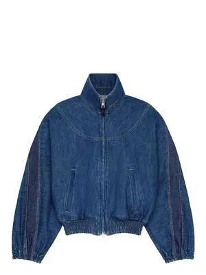 Givenchy Cotton Denim Bomber Jacket - Multicolor
