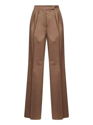 Max Mara Virgin Wool Trousers - Multicolor