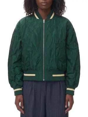 Loewe Polyester Bomber Jacket - Green
