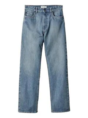 Miu Miu Denim Straight-leg Jeans - Blue
