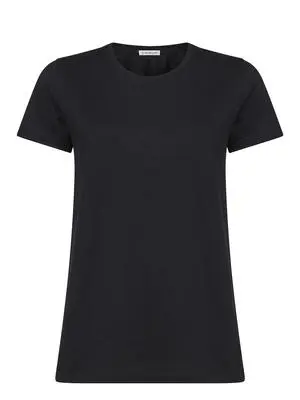 Moncler Cotton Jersey Logo Patch T-shirt - Multicolor