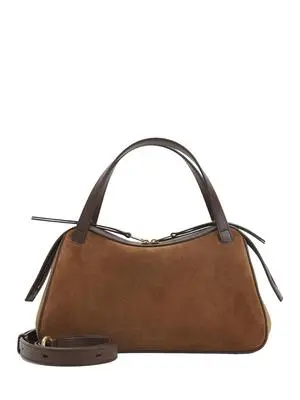 JIL SANDER Dune Leather Shoulder Bag - Brown