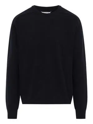 MAISON MARGIELA Lambswool Sweater - Blue