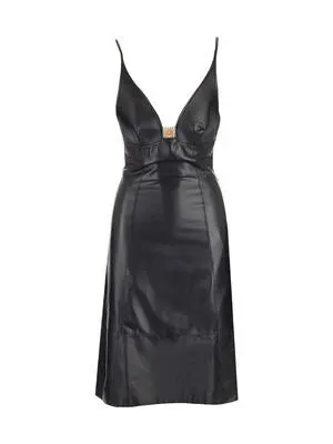 Loewe Dress In Nappa - Black