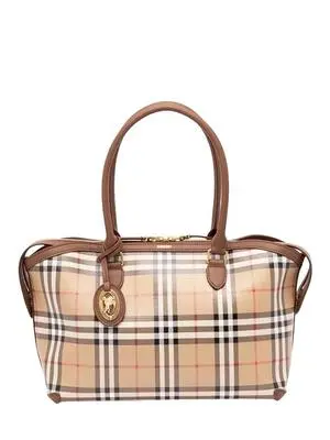 Burberry Small Zipped Tote - Multicolor