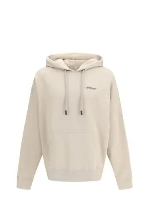 Off-White Off-White Men Half Arrows Skate Hoodie Cream