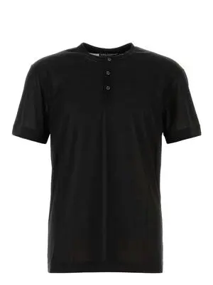 Dolce & Gabbana Silk T-shirt - Black