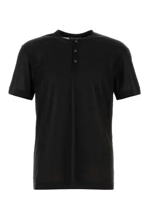 Dolce & Gabbana Silk T-shirt - Black