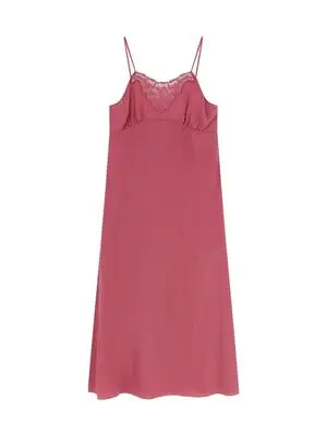 Chloé Silk Long Slipdress - Multicolor