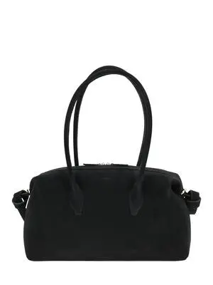 Yuzefi Brioche Shoulder Duffle Bag - Black