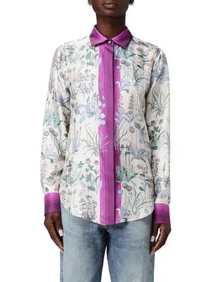 Gucci Printed Silk Shirt - Cream