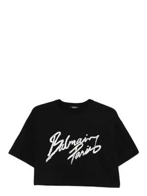 Balmain Tops T-shirts & Jerseys - Black