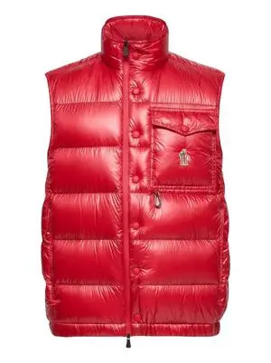 Moncler Uychi Packable Down Gilet - Red