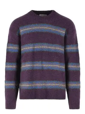 Dries Van Noten Striped Alpaca Blend Pullover - Multicolor