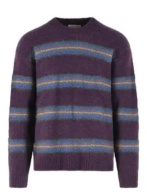 Dries Van Noten Striped Alpaca Blend Pullover - Multicolor
