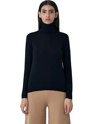 Max Mara MAX MARA Wool Turtleneck Sweater Black