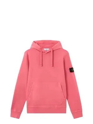 Stone Island STONE ISLAND Logo-Patch Hoodie Red