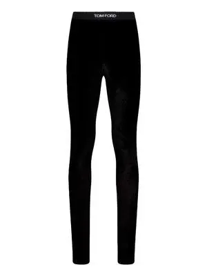 TOM FORD Velvet Leggings - Black