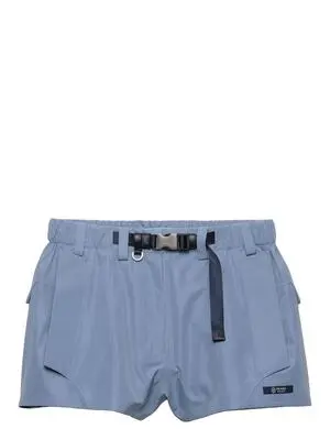 Prada Re-nylon Shorts With Belt - Blue