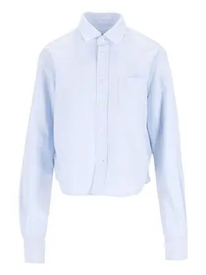 AMI AMI PARIS Cropped Oxford Shirt