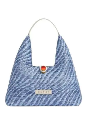 Marni Trapeze Tote Bag - Blue
