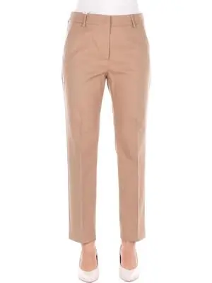 Max Mara Cotton Trousers - Brown