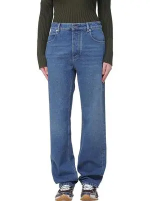 Bottega Veneta Cotton Denim Straight Jeans - Blue
