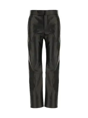 Alberta Ferretti Leather Pants - Multicolor