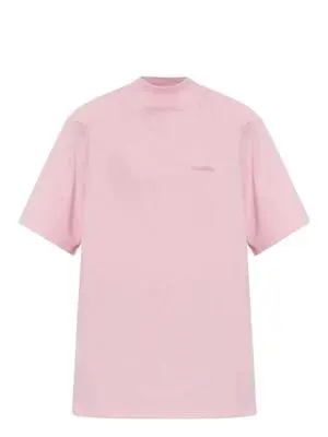 Attico Logo-print High-neck T-shirt - Multicolor