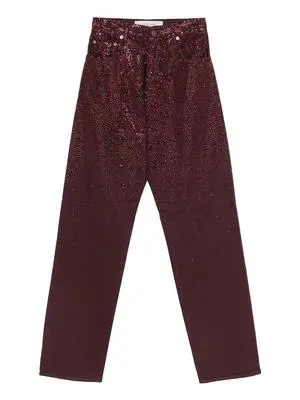 GOLDEN GOOSE Denim Straight-leg Jeans - Red