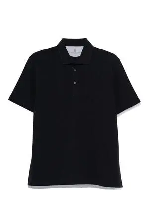 Brunello Cucinelli Brunello Cucinelli Blue Polo Shirts Men Blue