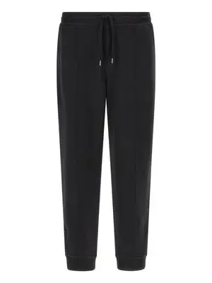 Brunello Cucinelli Cotton, Cashmere And Silk Joggers - Black