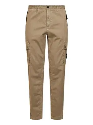 Stone Island Organic Stretch Broken Twill Cargo Trousers - Multicolor