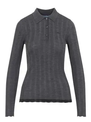 Prada Wool Polo - Brown