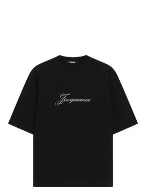 Jacquemus Logo-print T-shirt - Black