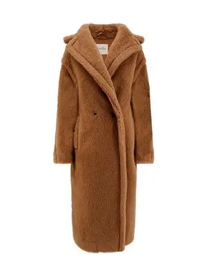 Max Mara Teddy Camel Hair And Silk Coat - Multicolor