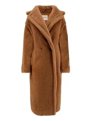 Max Mara MAX MARA Teddy Camel Hair And Silk Coat Multicolor